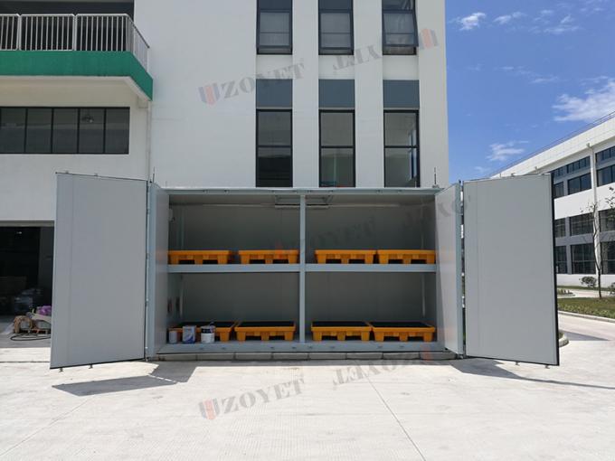 The outdoor chemical storage container project of Philippines was ...