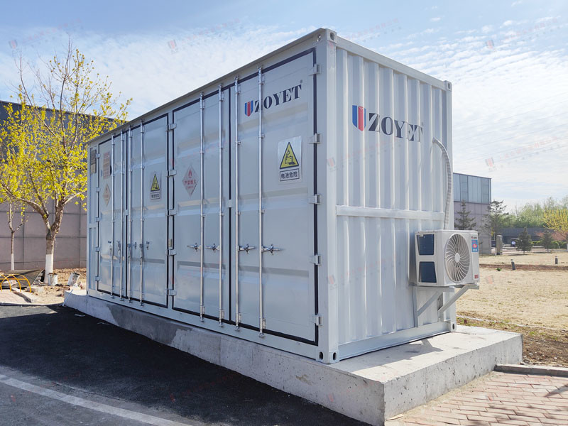 What is a battery storage explosion-proof container?